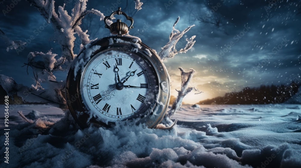 Time travel Technology Background with Clock concept and Time Machine ...