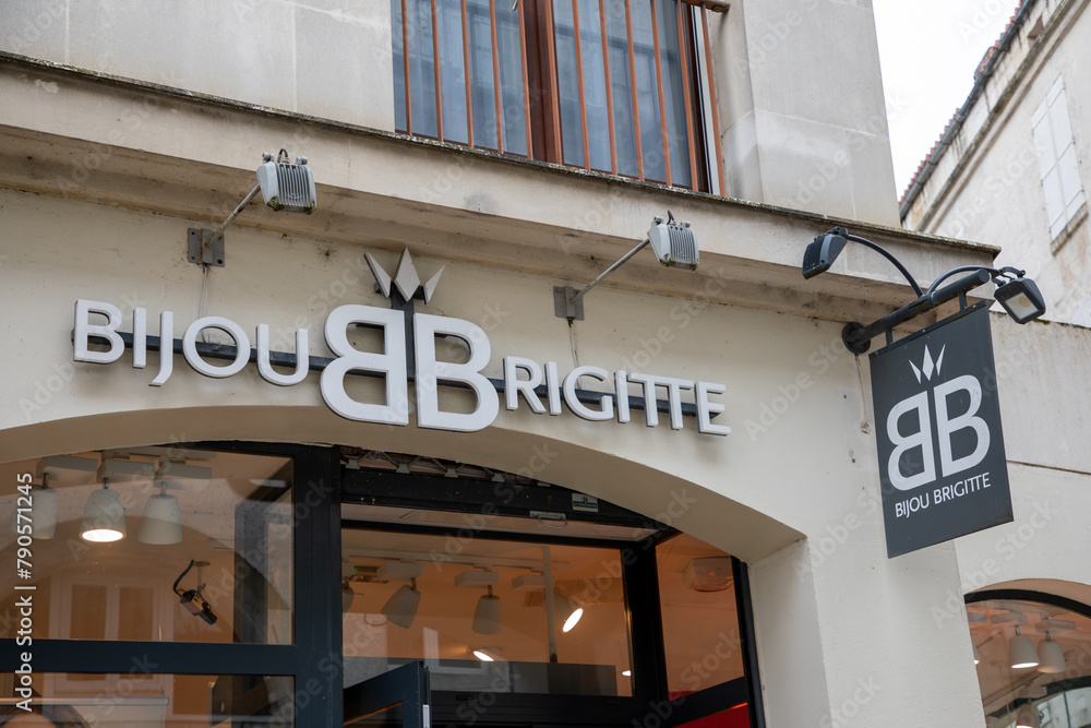 Bijou Brigitte store logo sign and text brand shop of beauty fashion ...