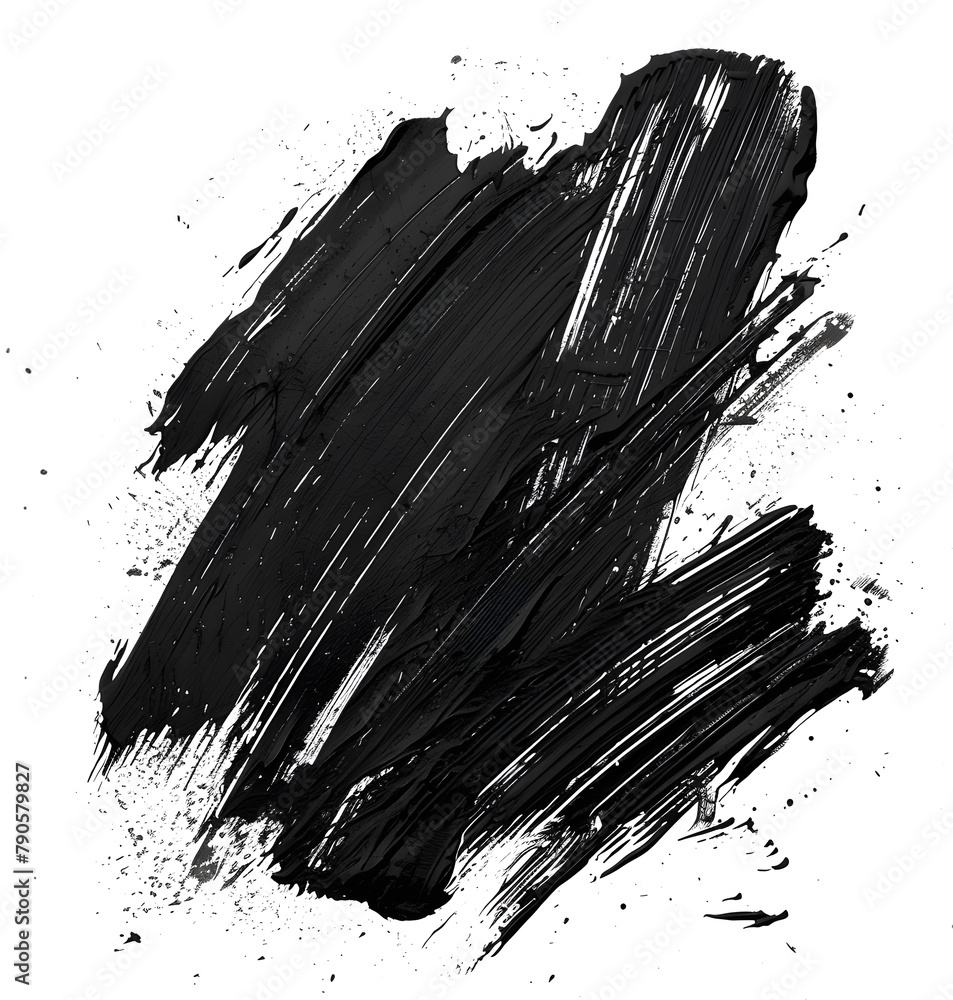 Black dried paint splattered dirty style. Royalty high-quality free ...