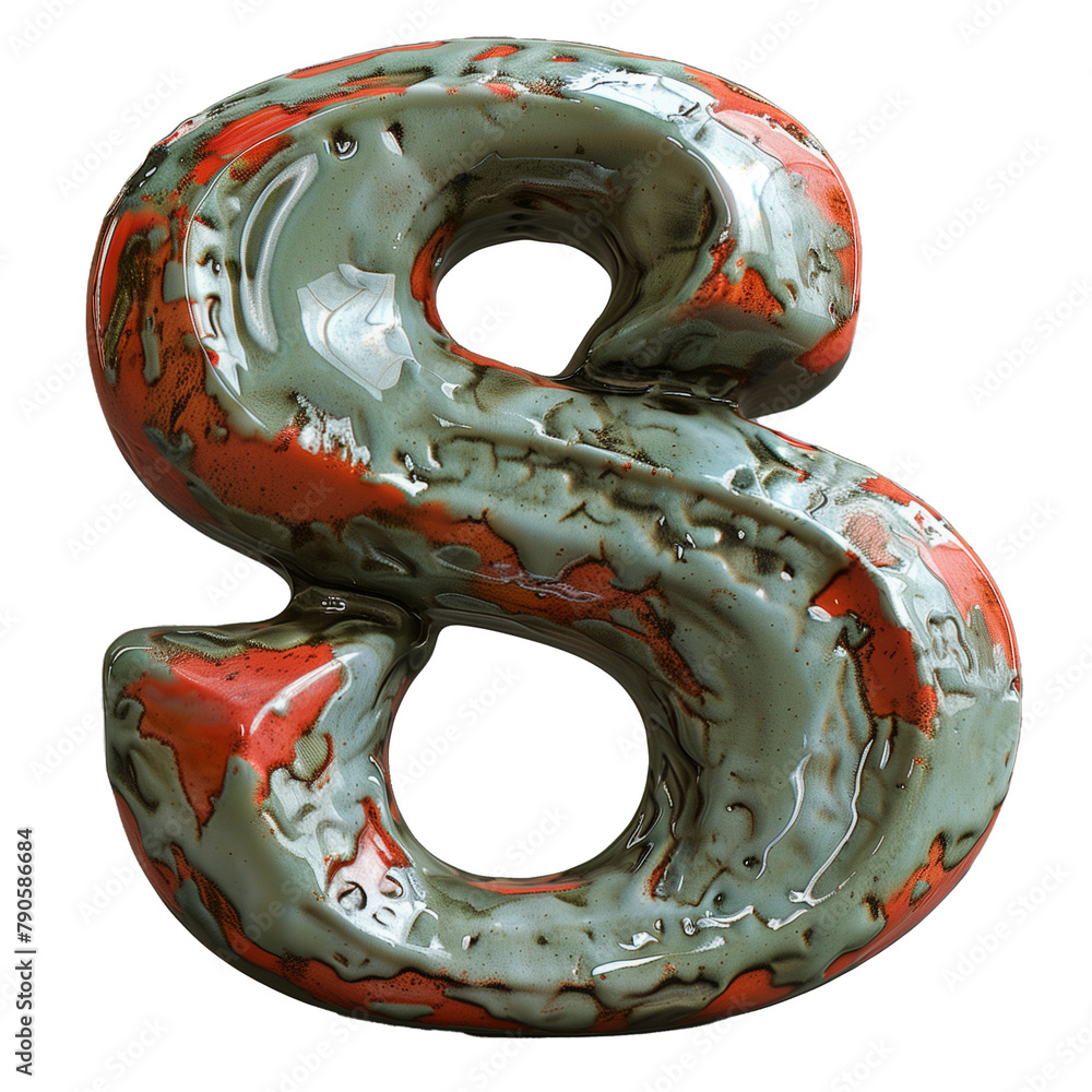 PNG Letter S, 3D Alphabet letter, 3d shiny letter collection, glowing ...