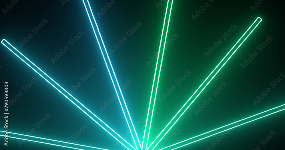 Concert stage light neon color 80s 90s style retro performance overlay ...