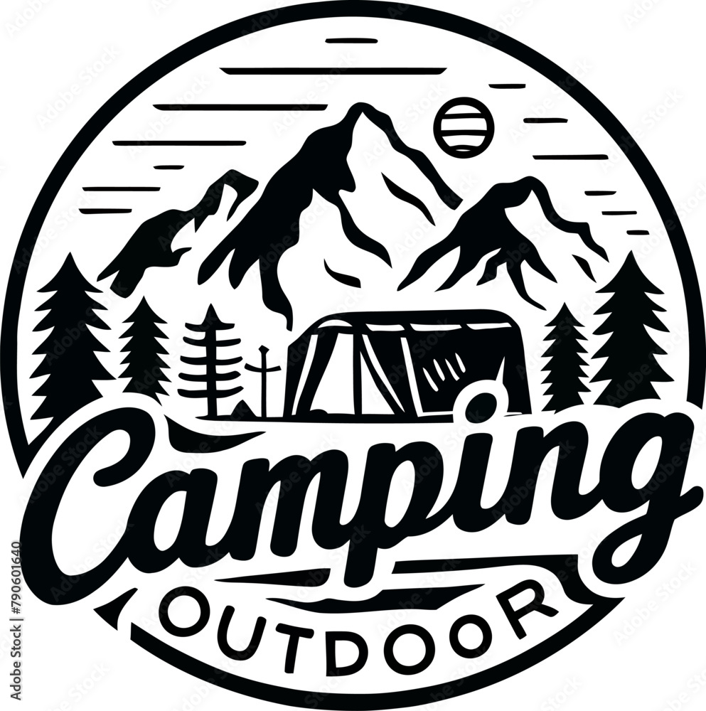 Camping Outdoor Mountain SVG, Adventure quotes bundle svg, boho svg ...