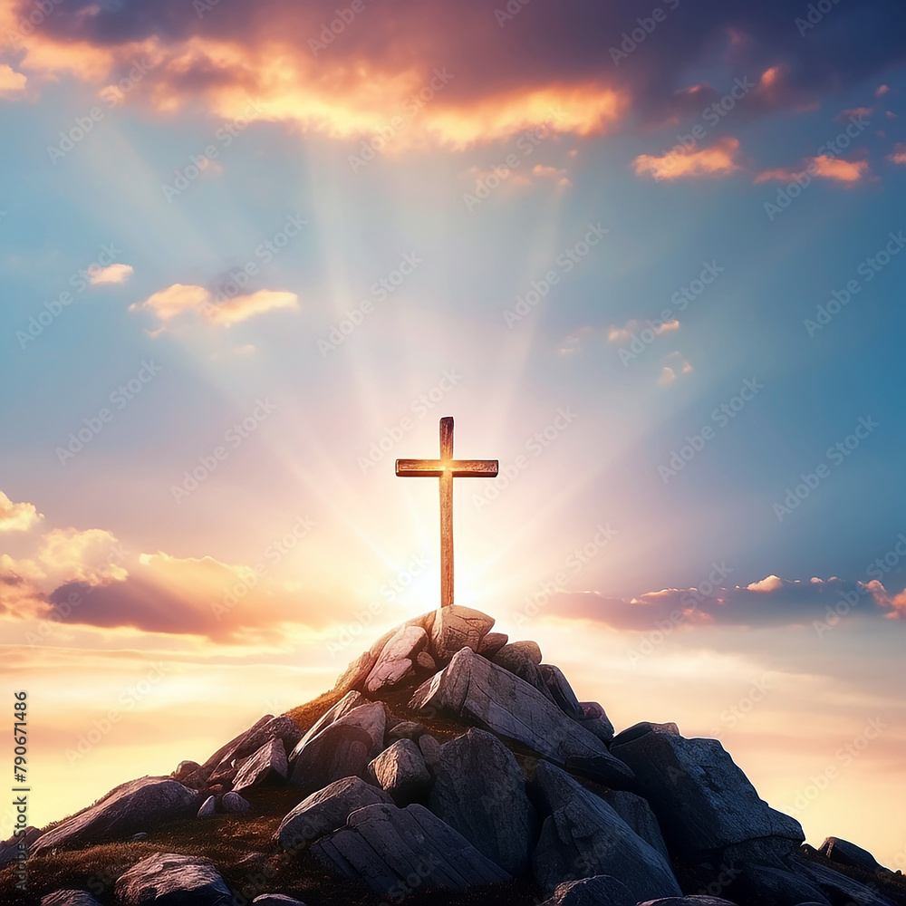 Glorious Ascension of Jesus Christ Rising with Faith to Join Heavenly ...