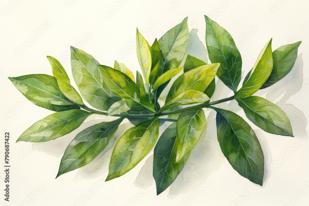 Zesty Lemon Verbena: A bunch of lemon verbena leaves with their vibrant ...