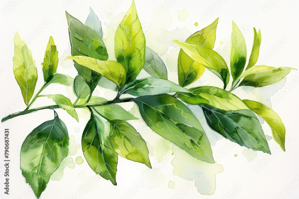 Zesty Lemon Verbena: A bunch of lemon verbena leaves with their vibrant ...