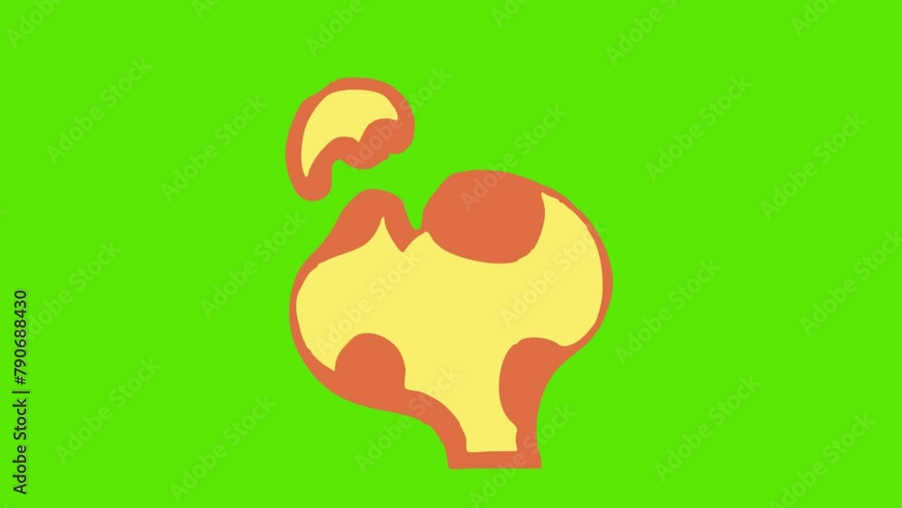 Cartoon 4k fire elements pack. Flash fx fire animation. Animation on ...