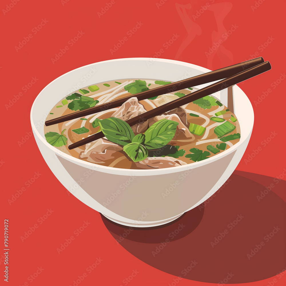 A vibrant vector wallpaper featuring an animated illustration of a ...