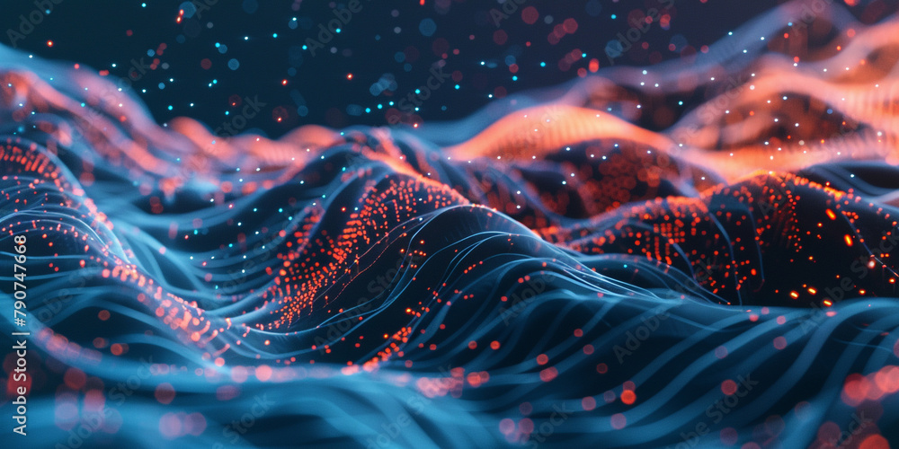 an abstract vector landscape inspired by artificial intelligence ... an abstract vector landscape inspired by artificial intelligence ...