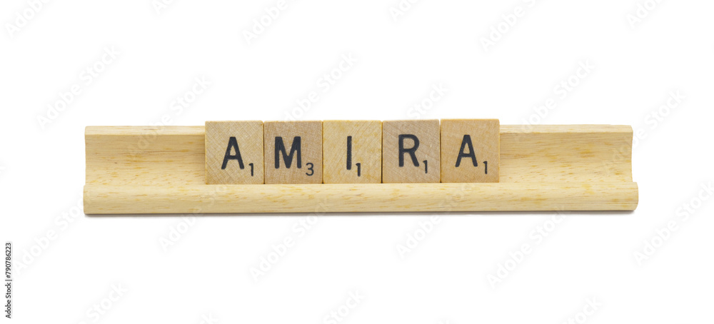 Miami, FL 4-18-24 popular baby girl first name of AMIRA made with ...