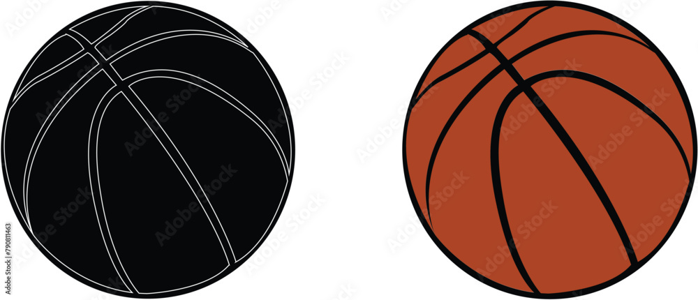 Basketball SVG Files | Basketball Cut Files | Basketball Vector Files ...