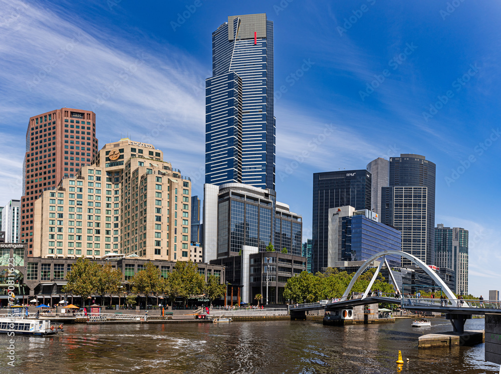 Melbourne, Australia - February 18, 2024: Tallest Melbourne skyscraper ...
