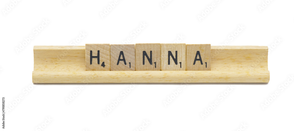 Miami, FL 4-18-24 popular baby girl first name of HANNA made with ...