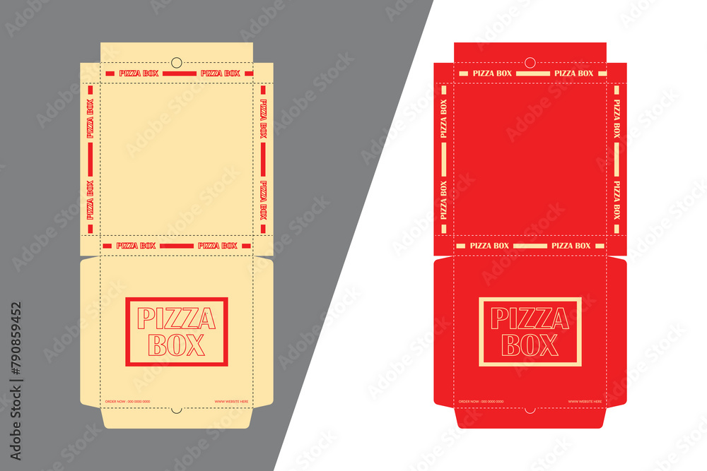 Pizza Box Design, Pizza Packaging Design, Pizza Box Ddesign Templates ...