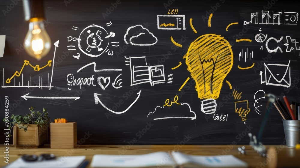 Lean startup methodology illustrated with a feedback loop and iterative ...