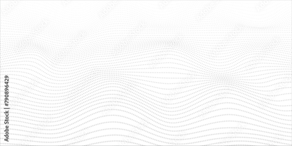 Black and white wavy dotted floating in motion. Optical illusion of ...