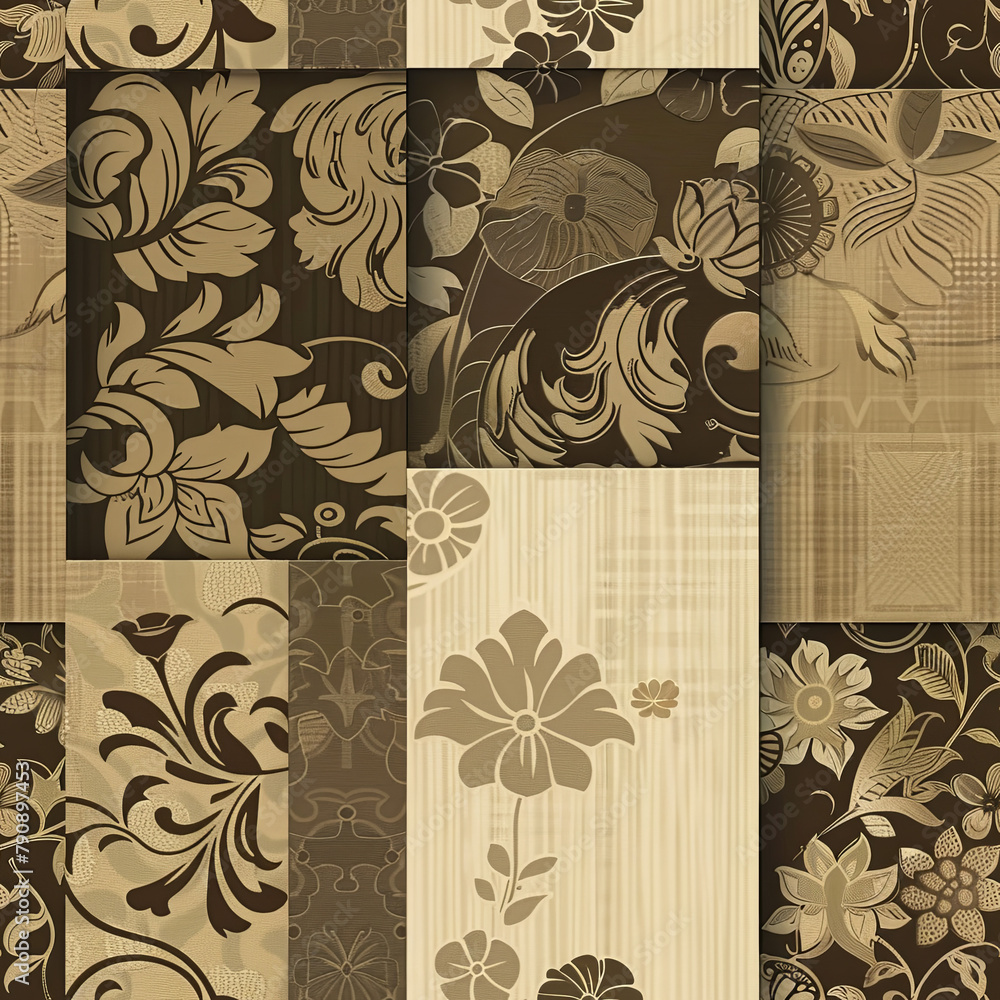 Seamless graphic design digital paper, wrapping paper, background ...