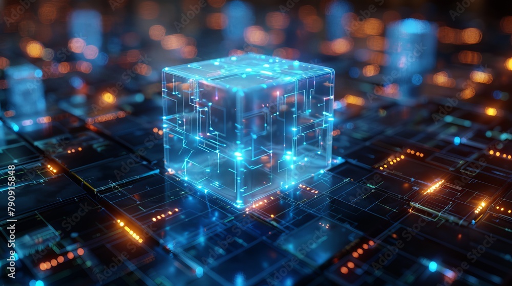 data service icon，blue, frosted glass, transparemt, technology sense ...