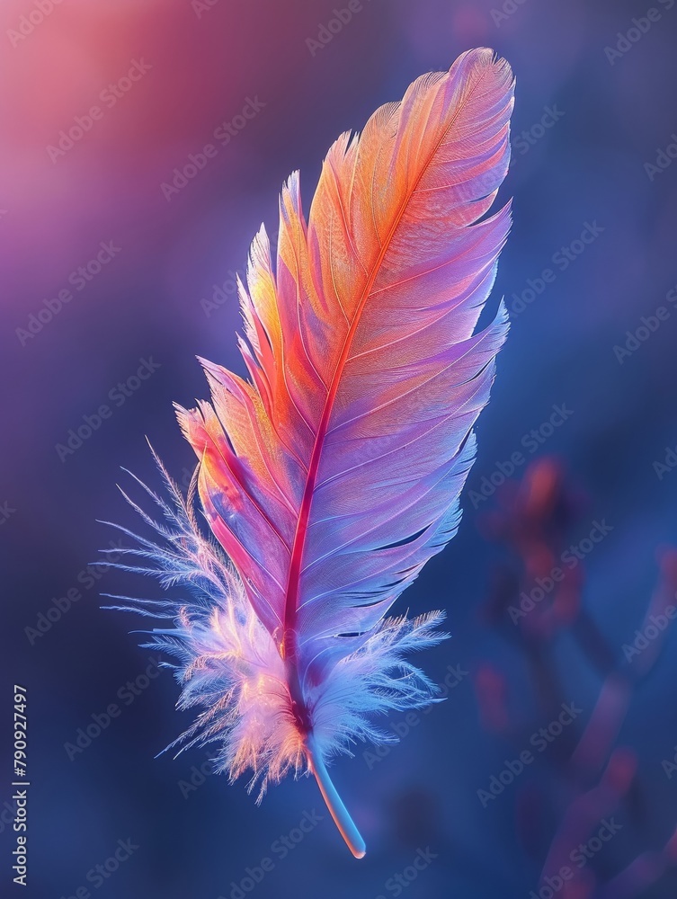 Ilustração do Stock: Hippogriff Feather, sky soarer's quill, lightness ...