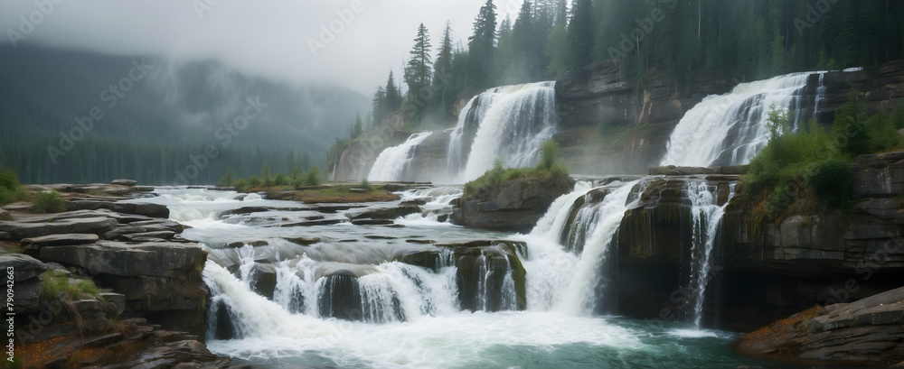 Canada's Enchanting Cascade: Majestic Waterfalls and Serene Showers in ...