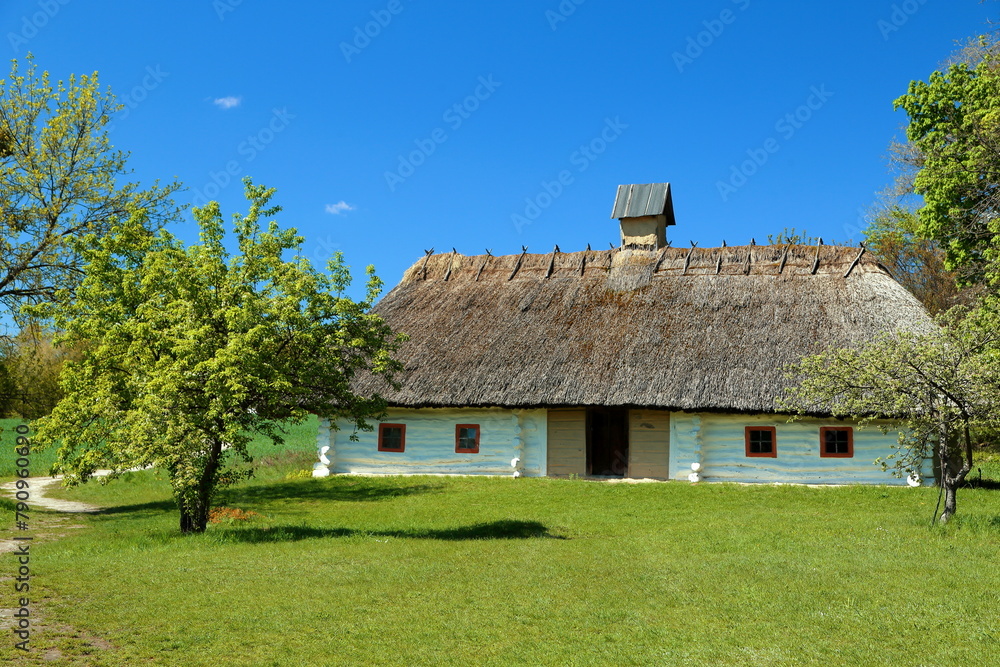 Ukrainian traditional house of National Museum of Folk Architecture and ...