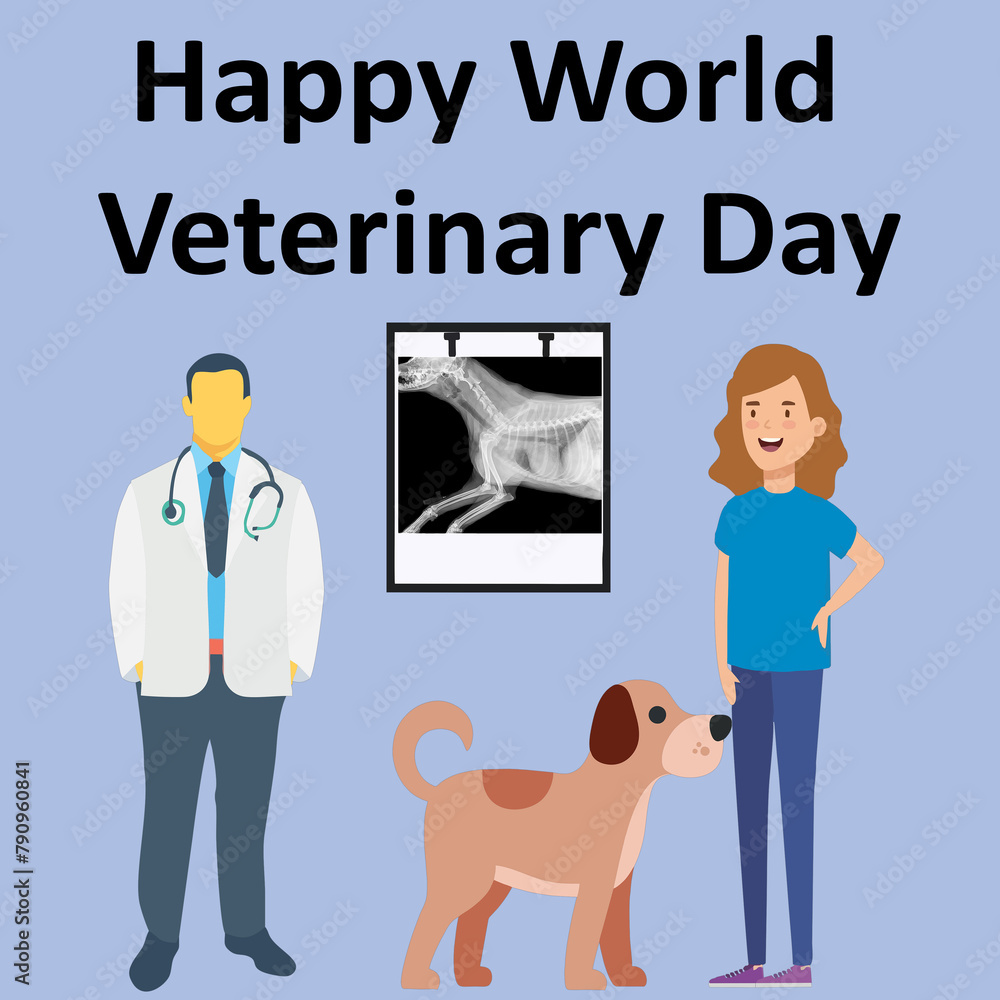 World Veterinary Day, April 30th. Celebratory Concept. Background ...