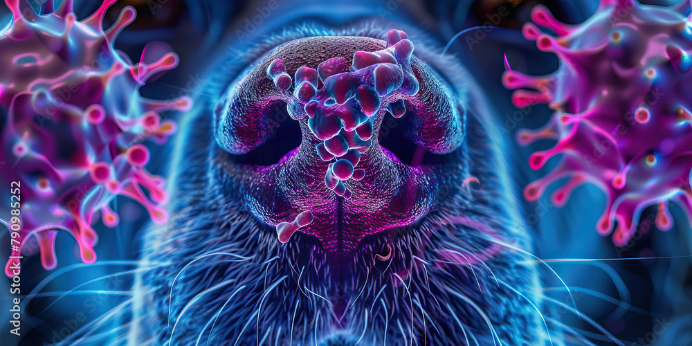 Canine Distemper: The Nasal Discharge and Fever - Visualize a dog with ...