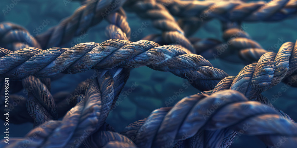Frustration: The Tangled Rope and Knots - Imagine a tangled rope with ...