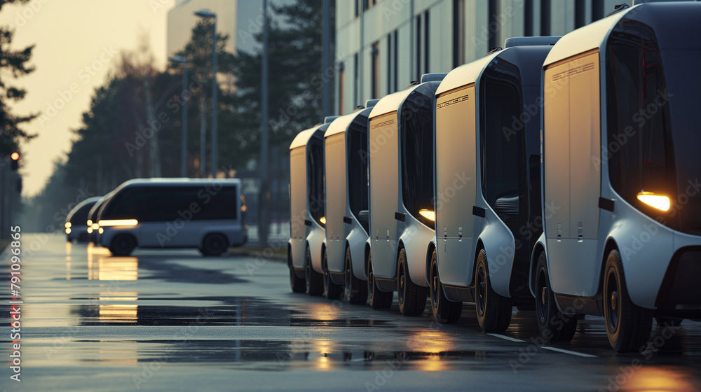 A logistics team developing a fleet of autonomous delivery vehicles for ...
