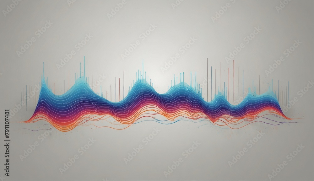 Line wave music sound one noise audio frequency icon signal podcast ...