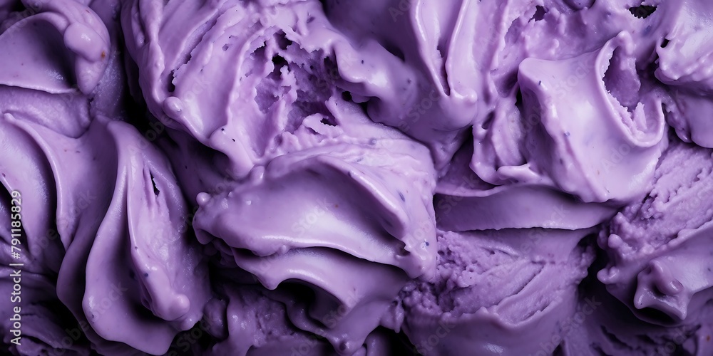 Delicious ube ice cream texture background Stock Photo | Adobe Stock