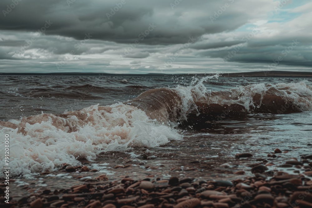 Tsunami wave flooding city natural disaster horror japan indonesia ...