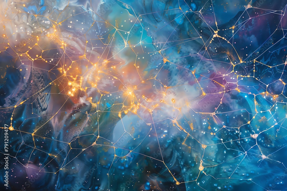 Blend the complexity of Blockchain Technology into an Impressionist ...