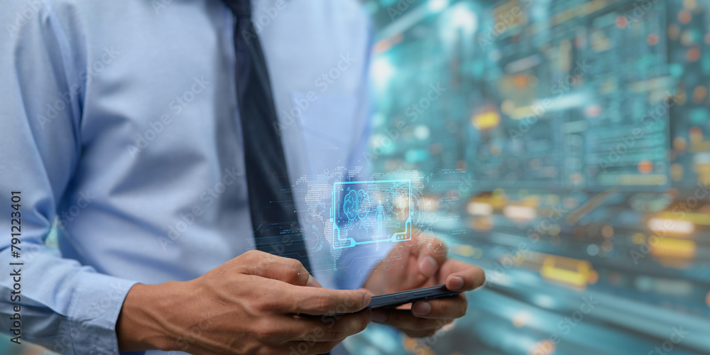 Artificial Intelligence, Ai technology, using technology smart robot AI ...