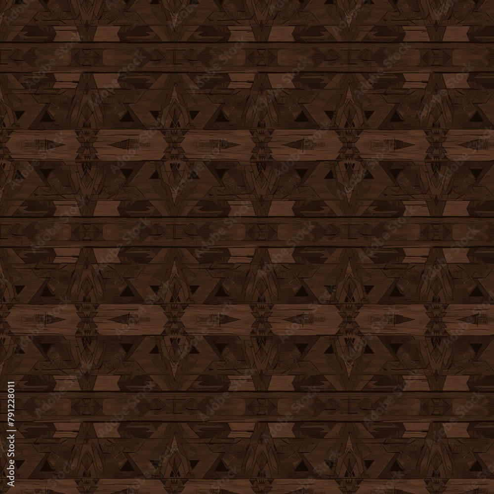 Seamless Wood Pattern Vector Digital Paper Texture Stock Illustration ...