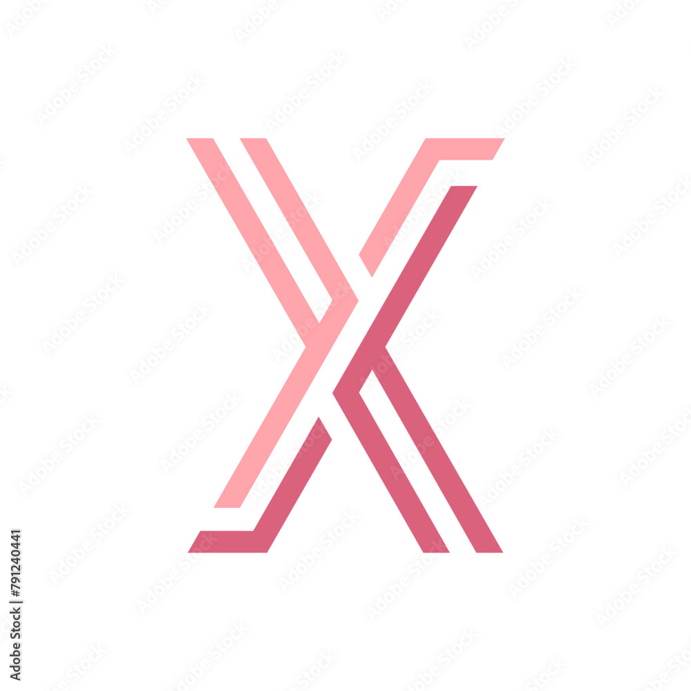 Monogram X. Design vector X logo. Monogram initial letter mark X logo ...