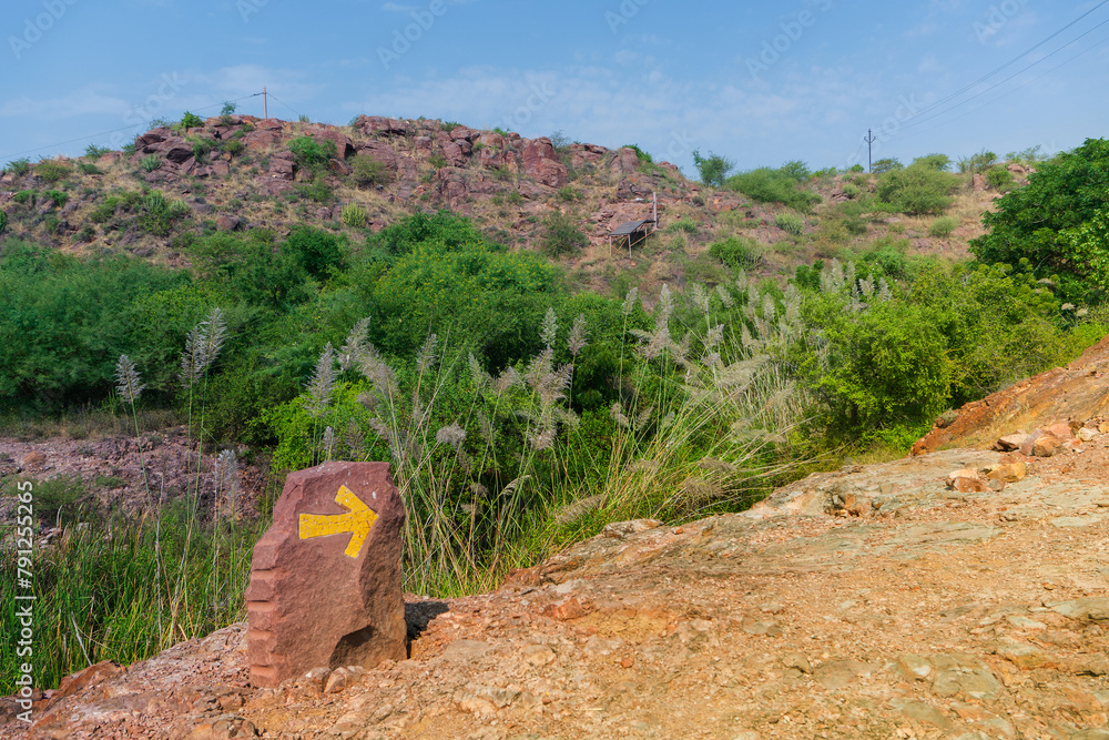 Direction on Welded tuff, massive volcanic pink rocks of Rao Jodha ...