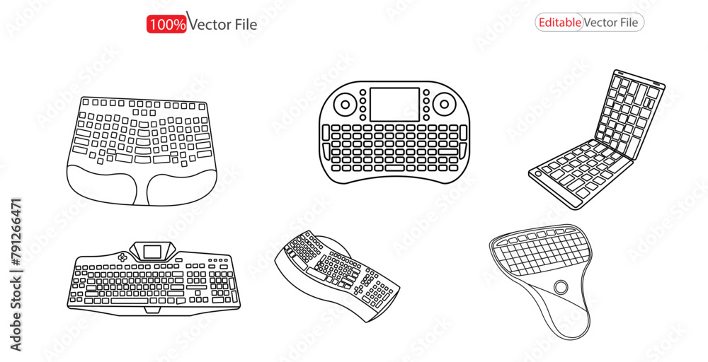 keyboard vector graphic. keyboard vector. keyboard Vector Art, Icons ...
