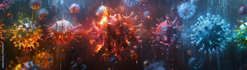 Viral Transmission illustrated through a sequence of cursed artifacts ...