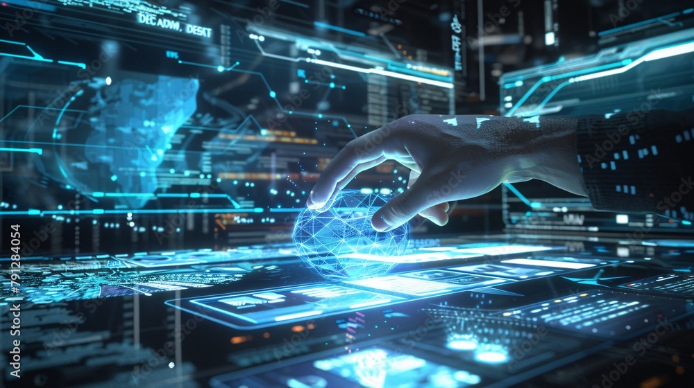 a future where holographic interfaces powered by cloud-based digital ...