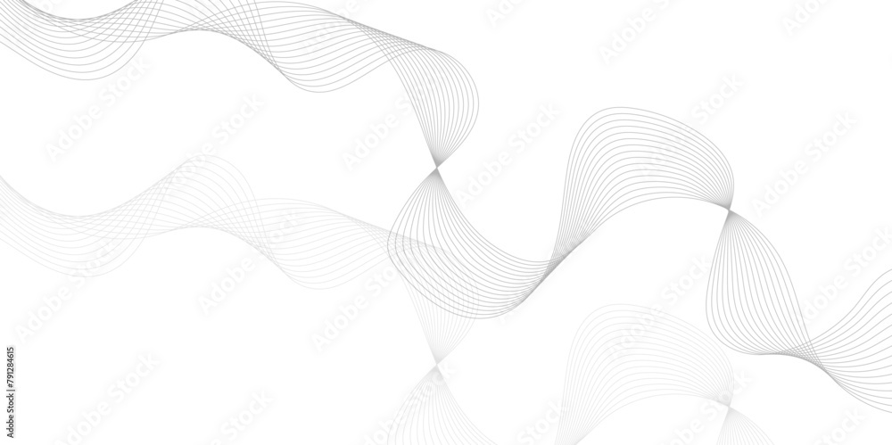 Abstract wave blend lines on transparent background. Design for banner ...