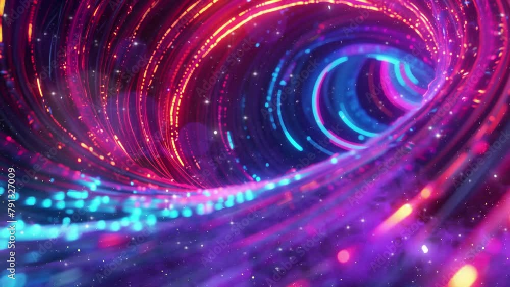 digital wires with moving information impulse. network background ...