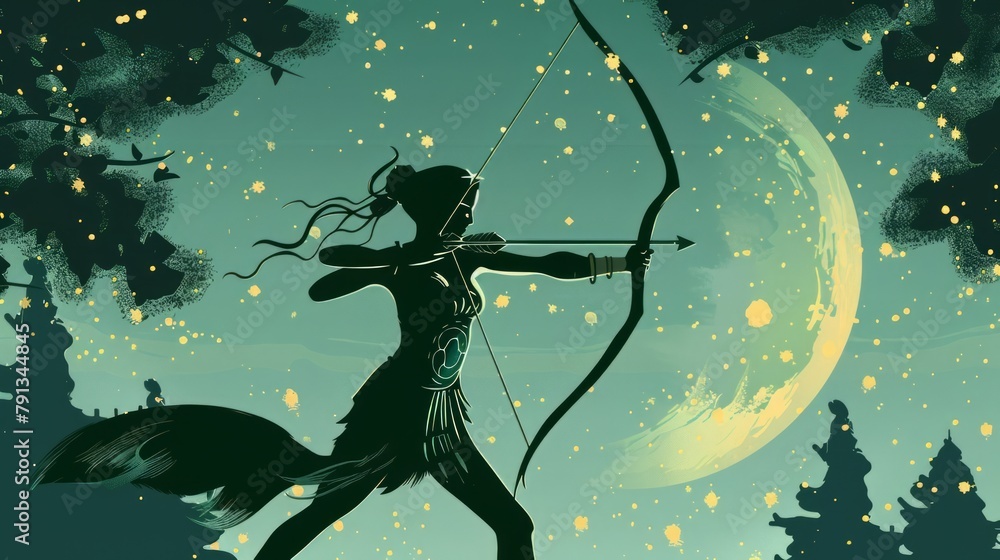 Artemis in Greek religion is the goddess of wild animals, the hunt ...