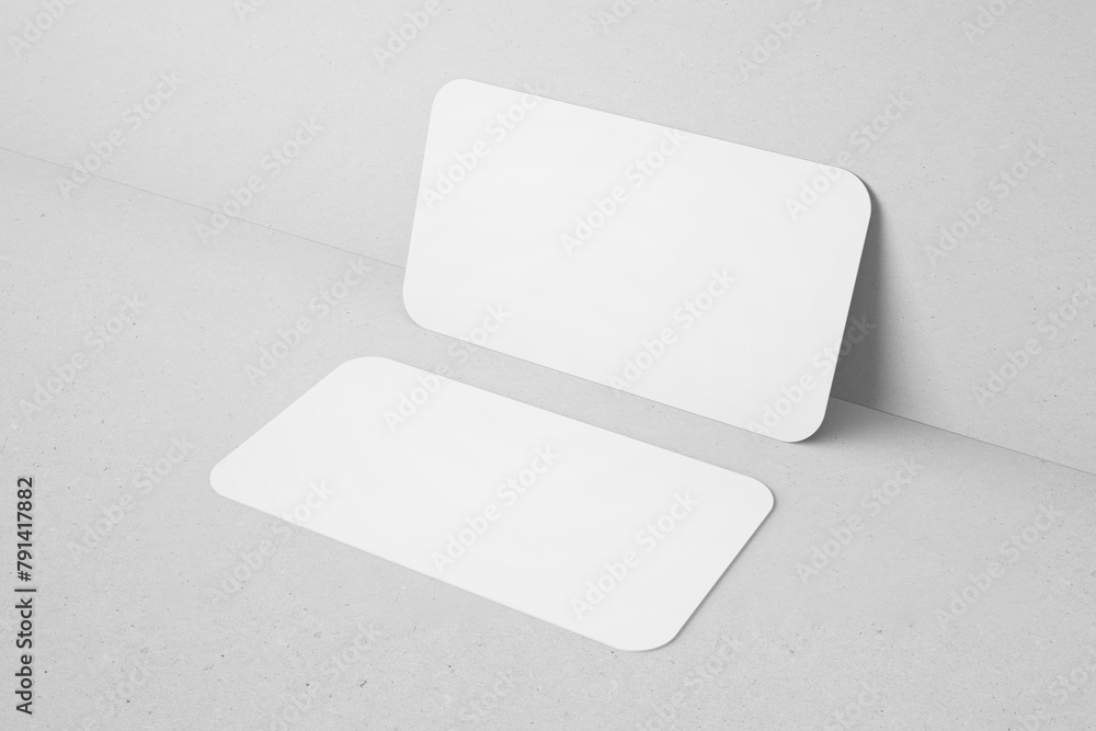 blank minimal clean 90x50mm us size horizontal brand identity business ...