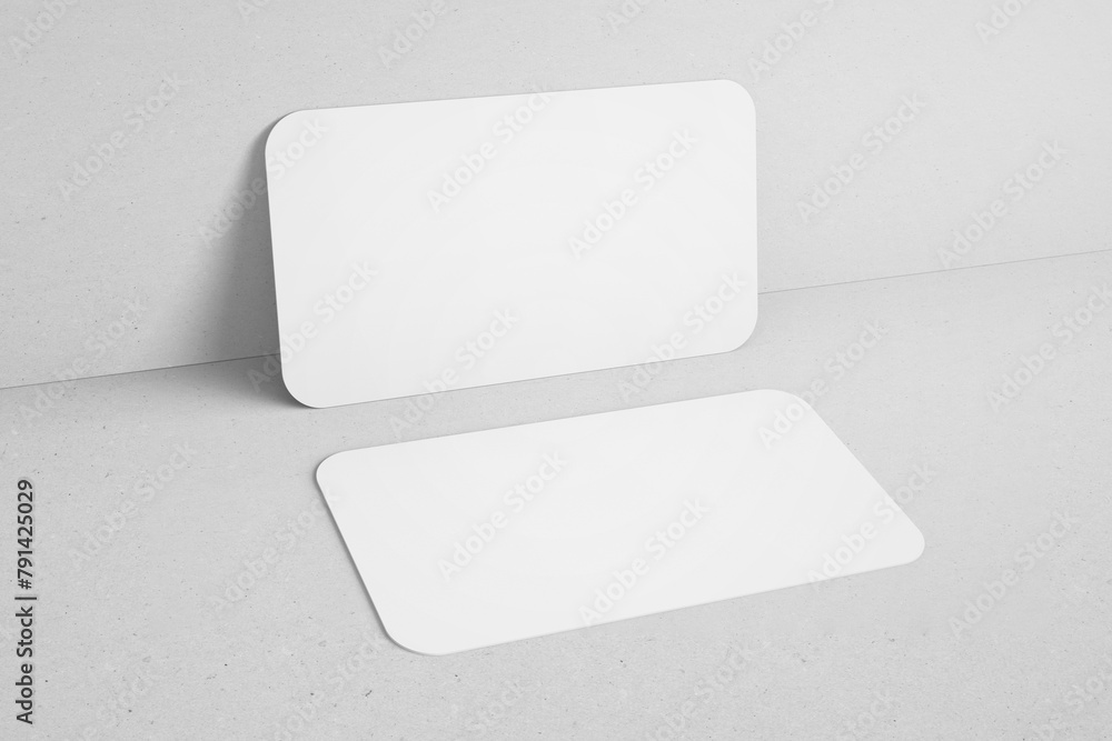 blank minimal clean 90x50mm us size horizontal brand identity business ...