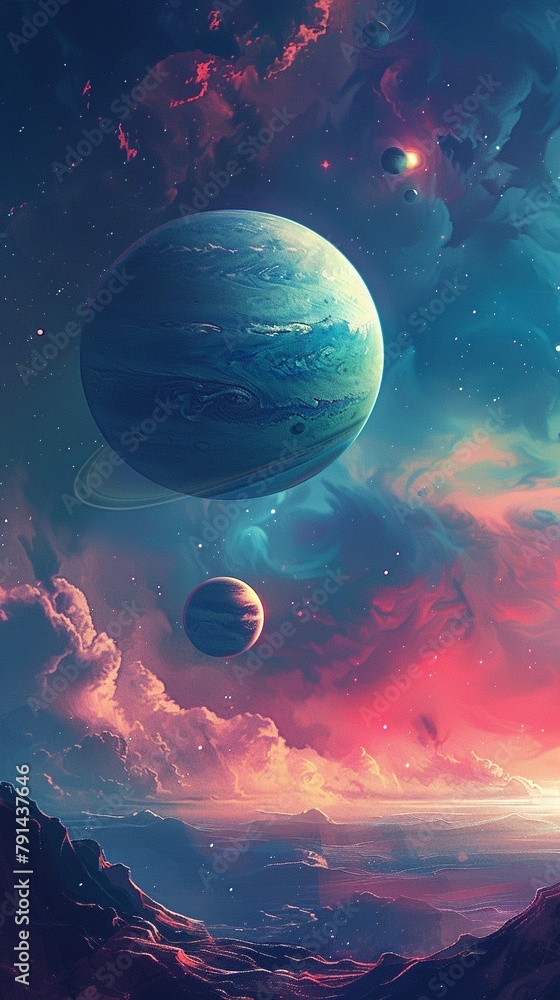 Explore the atmospheric phenomena of planets and their diverse climatic ...