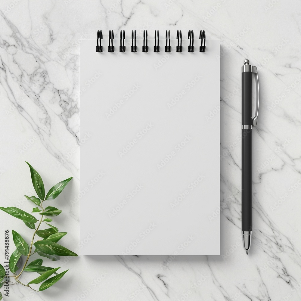 Jot down ideas with our blank notepad mockup, editable with cover ...