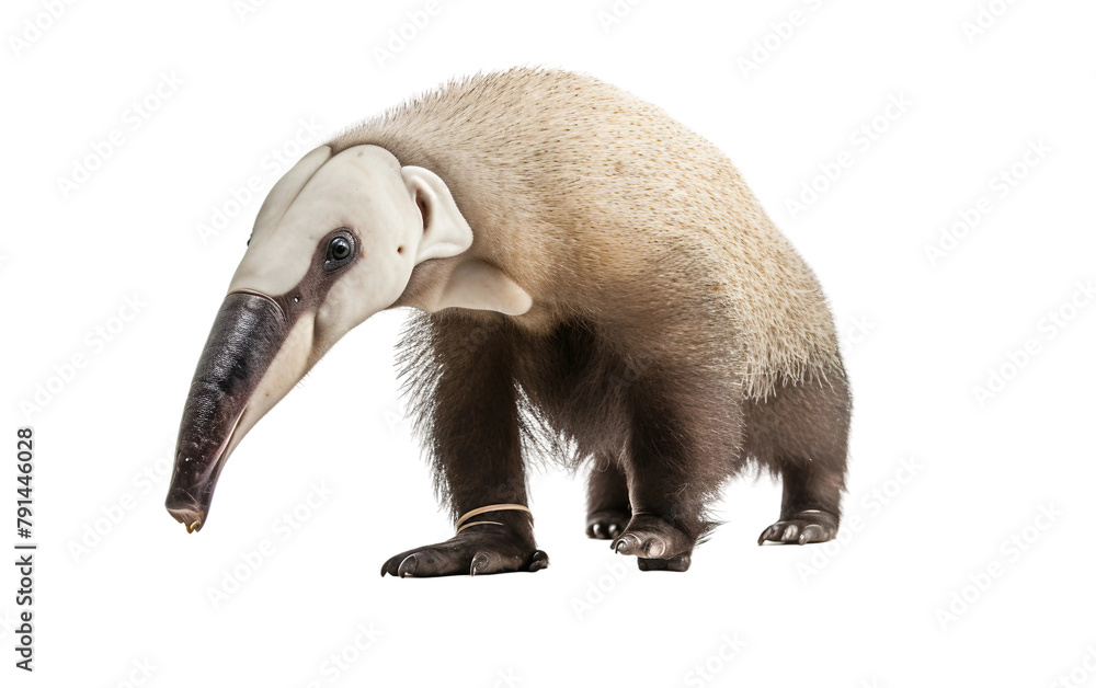Graceful Anteater Silhouette Isolated On Transparent Background PNG ...