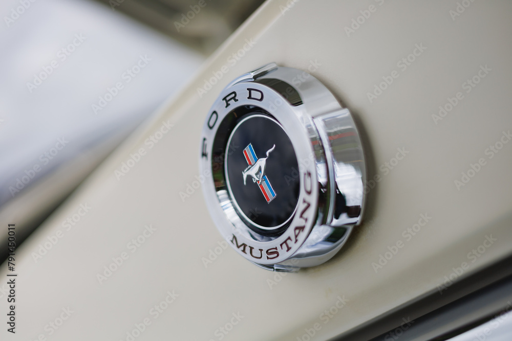 Ford Mustang Badge Stock Photo | Adobe Stock