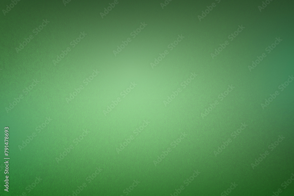 Clean natural green color gradation with pale tone paint on ...