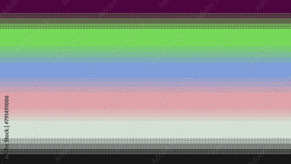 Animated pixel art multicolored gradient background. Looping animation ...